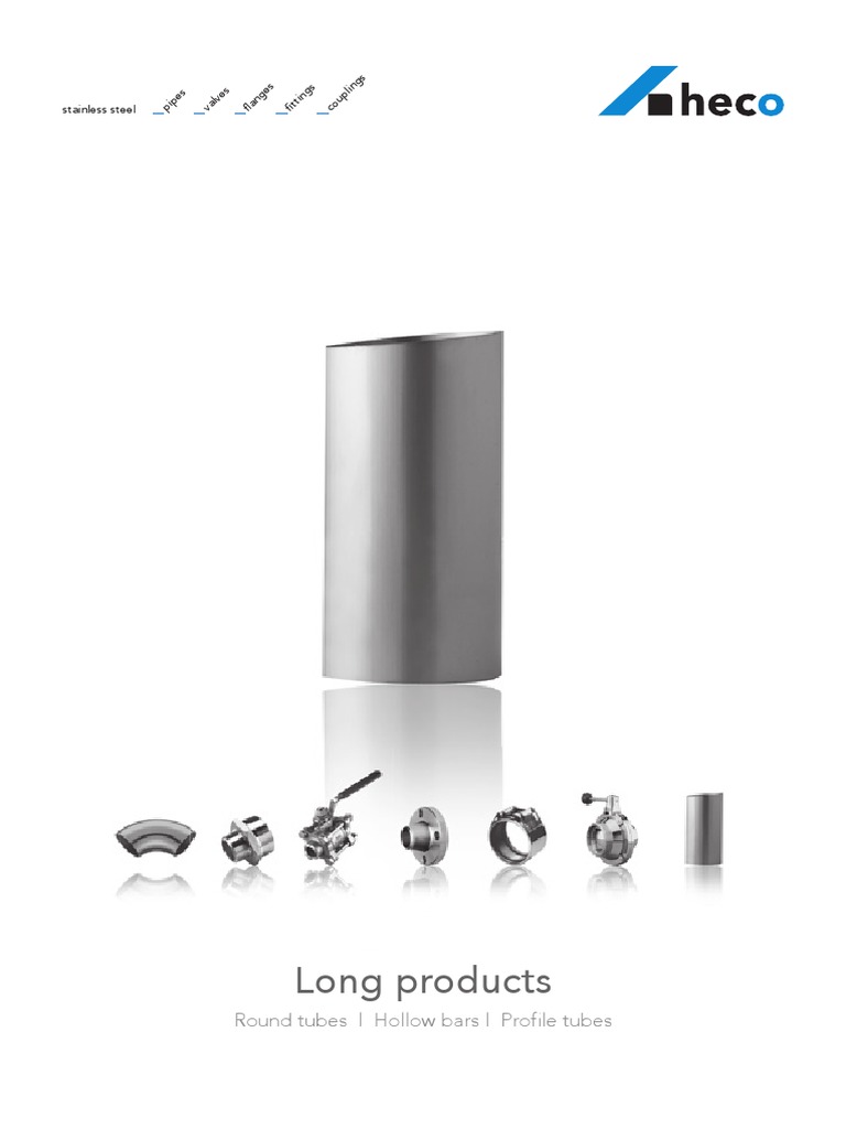 Heco GmbH Long Products Catalog | PDF | Pipe (Fluid Conveyance ...