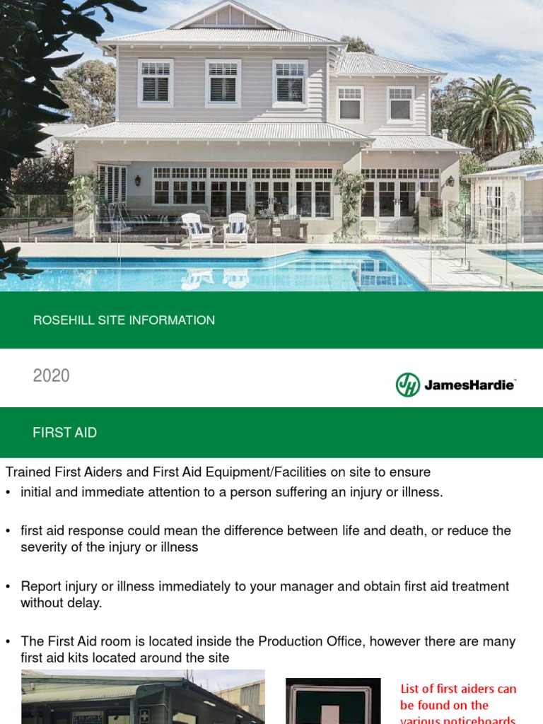 Rosehill Site Safety Guidelines | PDF | First Aid | Asbestos
