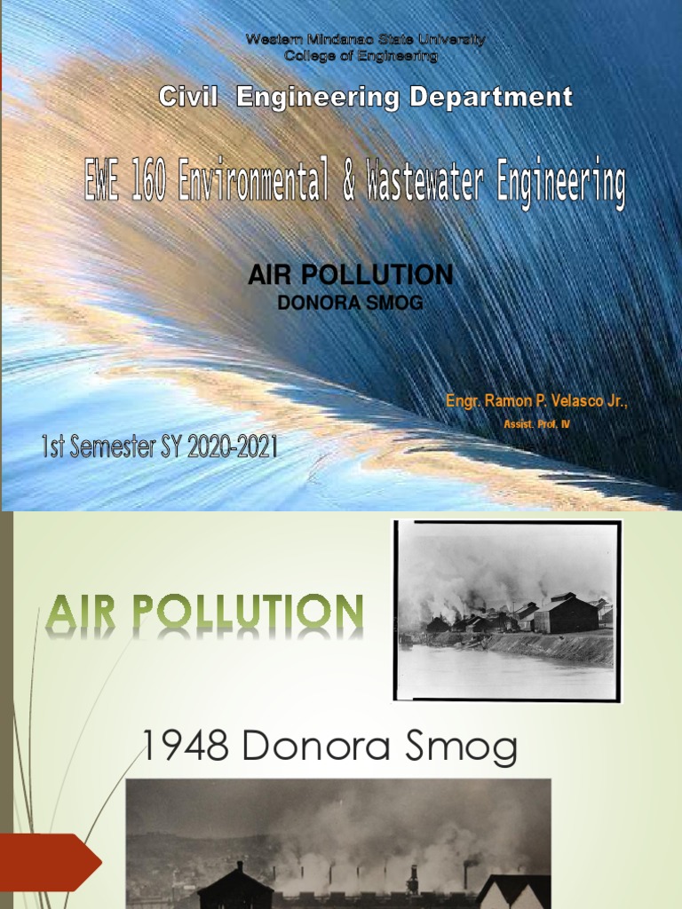 Donora Smog: 1948 Air Pollution Crisis | PDF | Smog | Environmental Issues