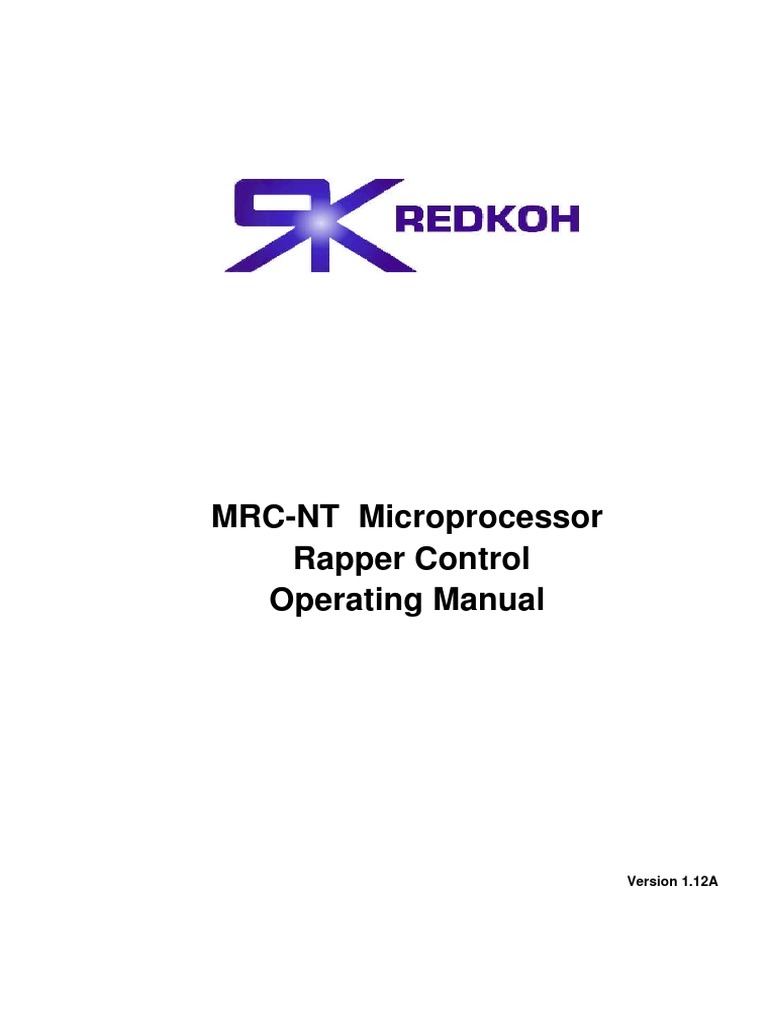 Redkoh MRC-NT V1.12A Op Manual | PDF | Clock | Elevator