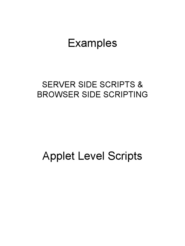 Examples Escript | PDF | Parameter (Computer Programming) | Information Technology Management