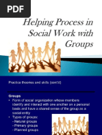 Stages in The Group Work Process | PDF | Social Group | Evaluation