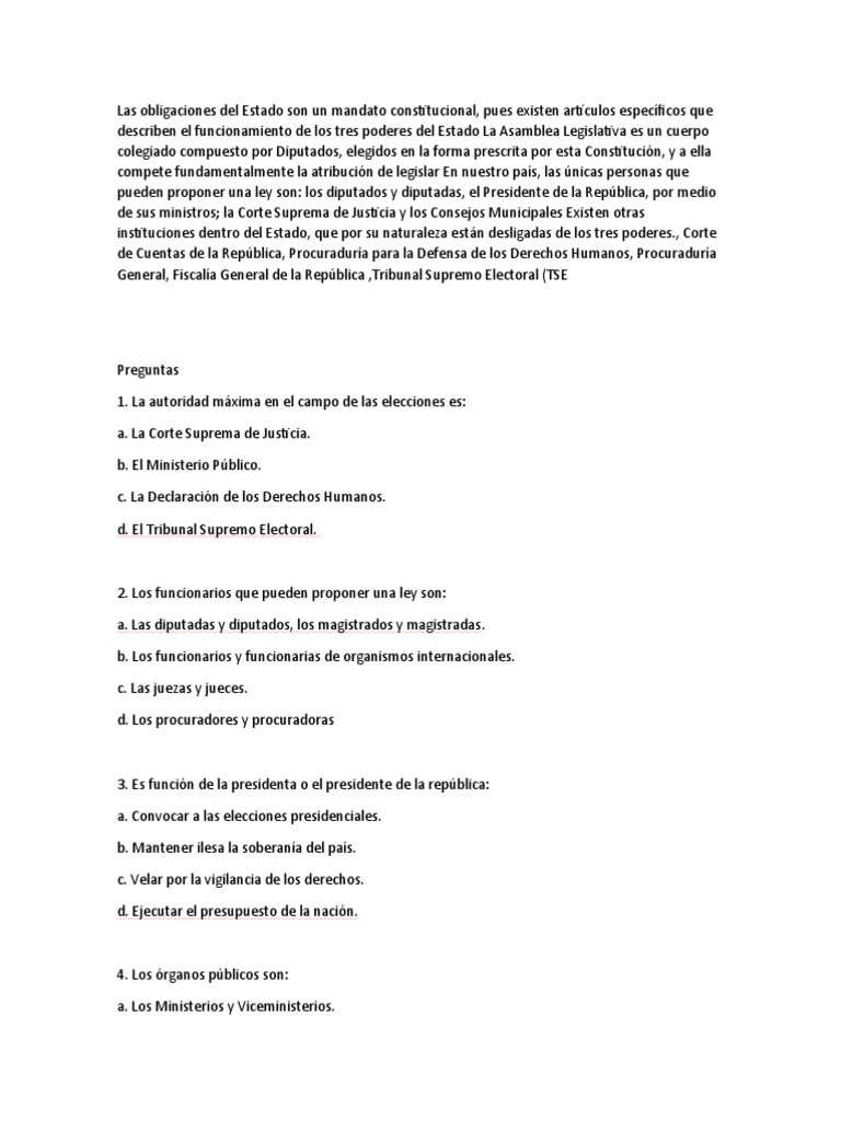Sociales Fase 3, Semana 19 | PDF | Legislador | Separación de poderes