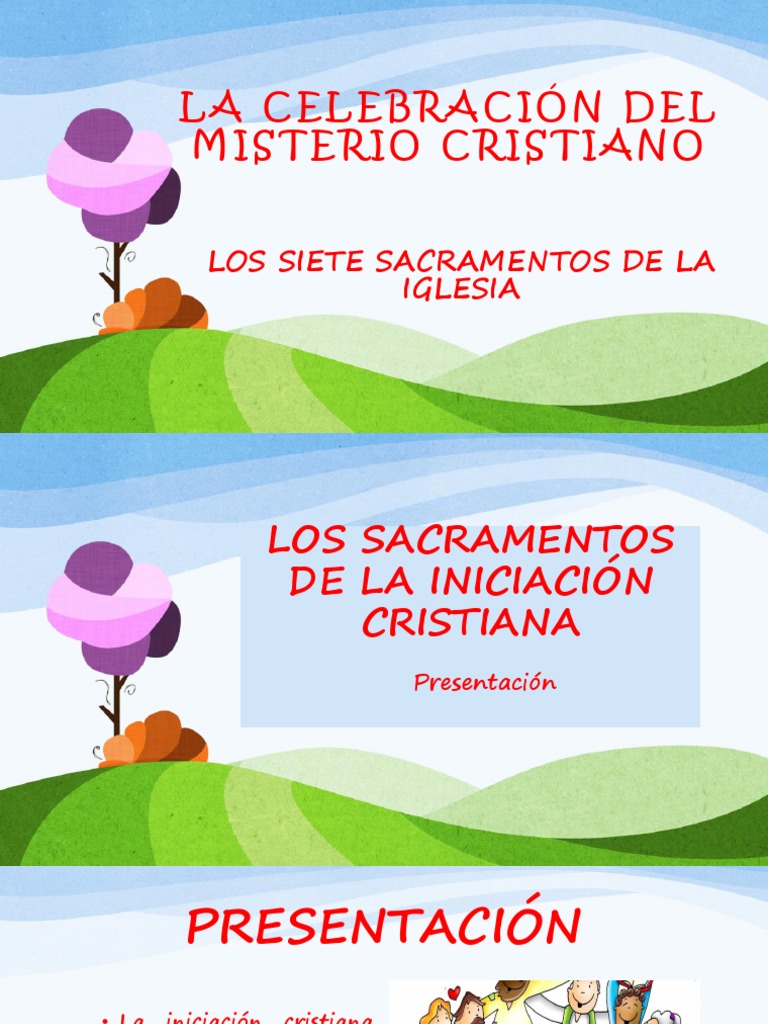 15 - Los Sacramentos de Iniciación Cristiana. TeoSac. UCSS | PDF ...