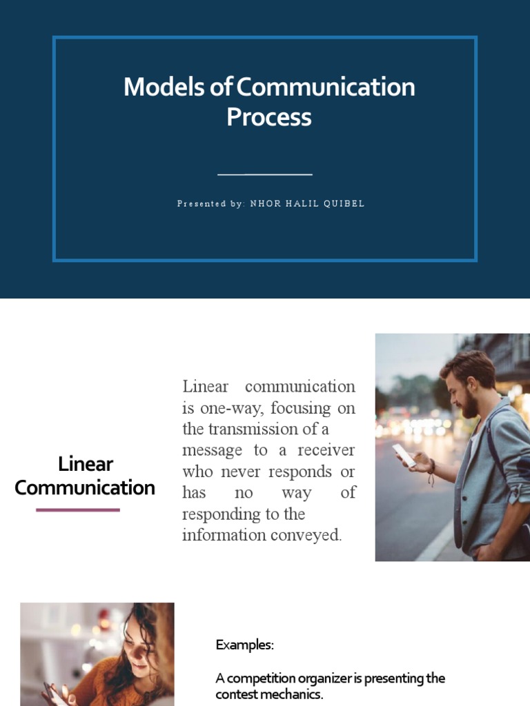 Models of Communication Process | PDF | Communication | Psychological Concepts