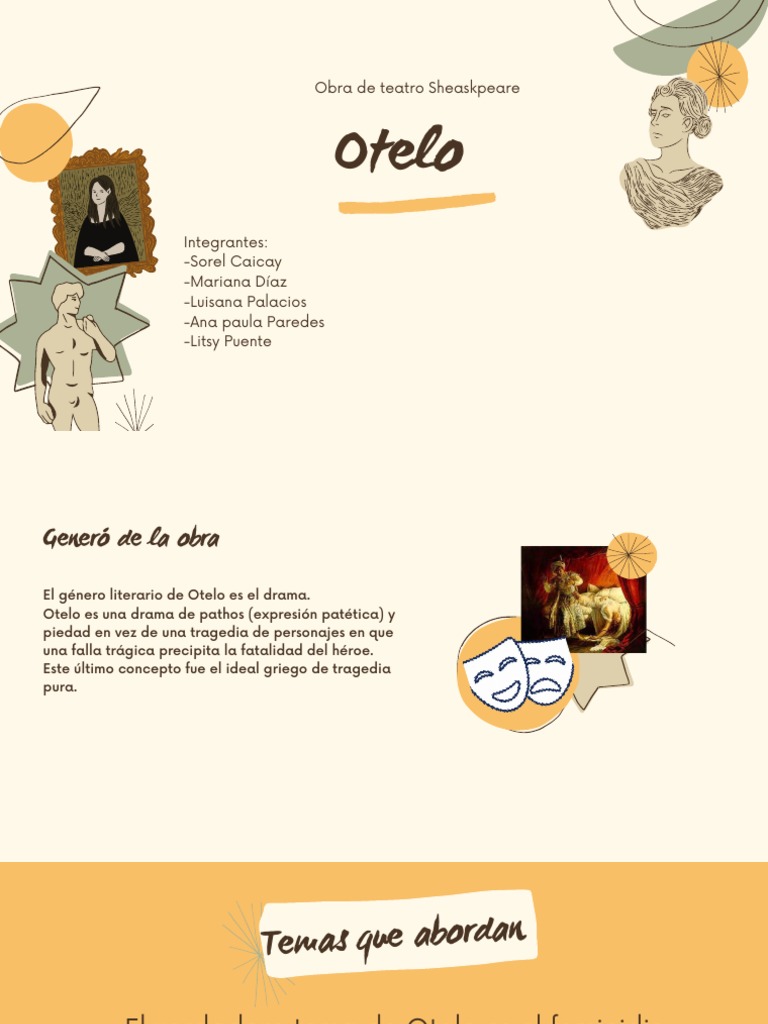 Otelo: Obra de Teatro Sheaskpeare | PDF | OTELO