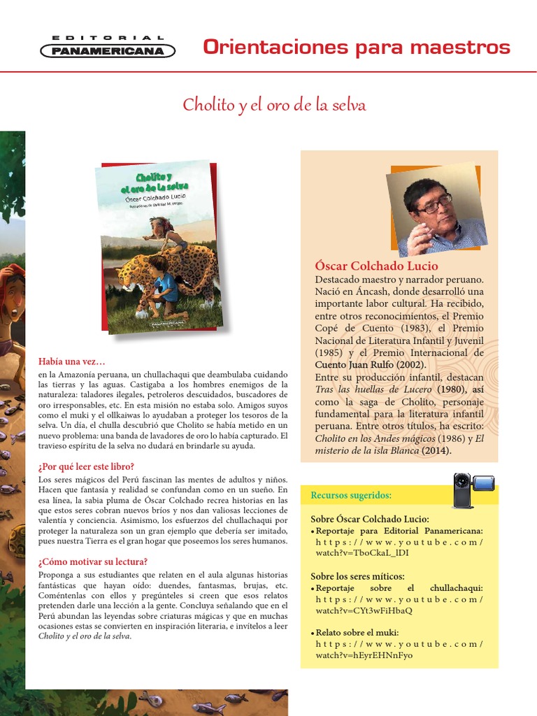PRIM - 20 - Cholito y El Oro de La Selva | PDF | Perú
