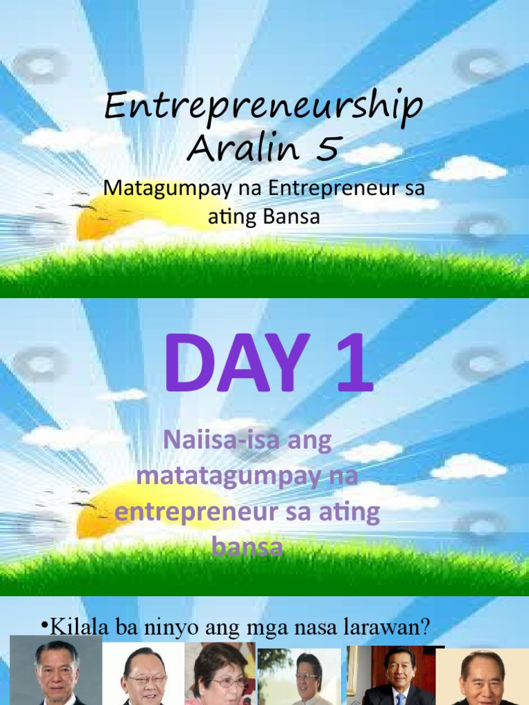 Entrep Aralin 5 | PDF