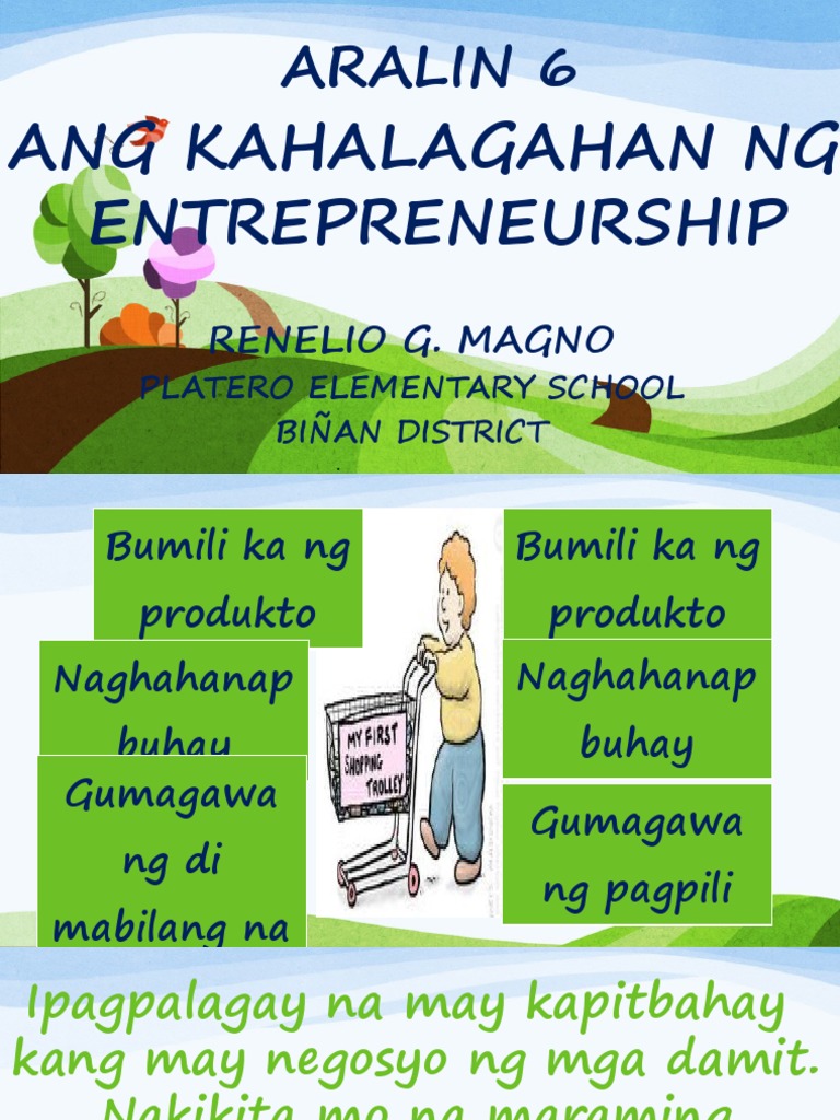 Entrep Aralin 6 | PDF