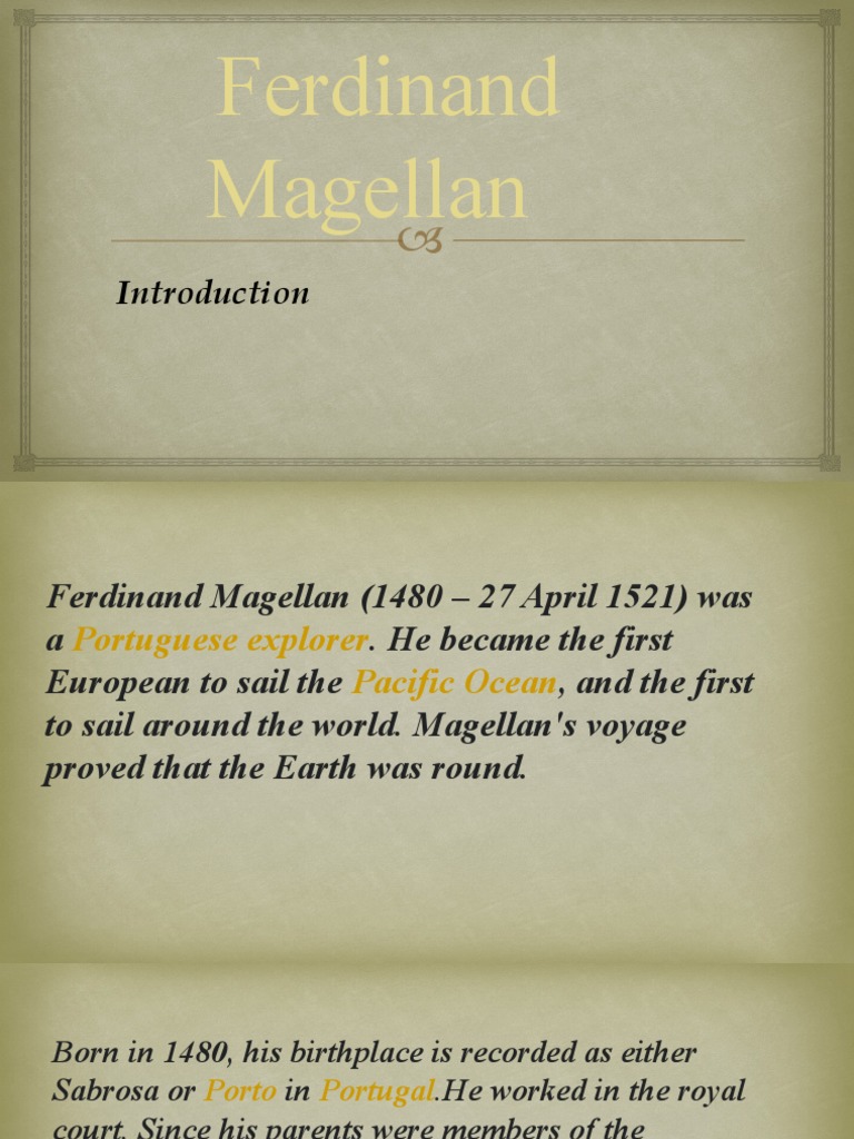 Magellan (RPH Nabua Group) | PDF