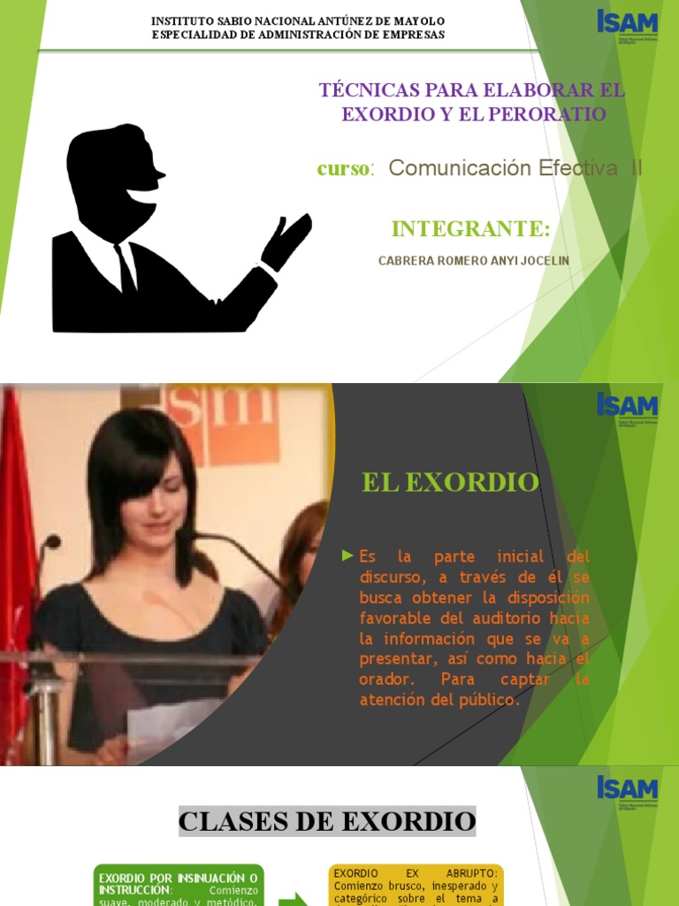 Tecnicas para Elaborar El Exordio y El Peroratio | PDF