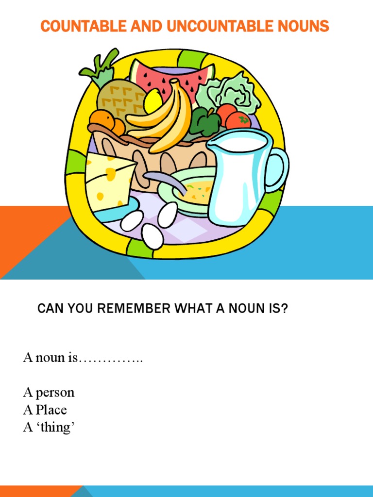 Countable And Uncountable Nouns Pdf Noun Plural