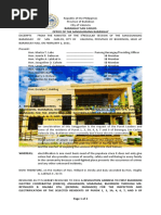 01 Template of Barangay Certification | PDF