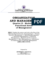 Organization and Management Quarter 1 Week 1 | PDF | Leadership | Learning