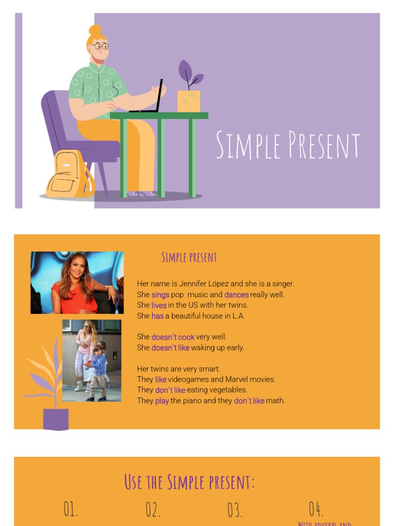 Simple Present | PDF | Grammar | Linguistics