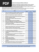 Cuestionario de Acrofobia AQ | PDF | Fobia | Temor