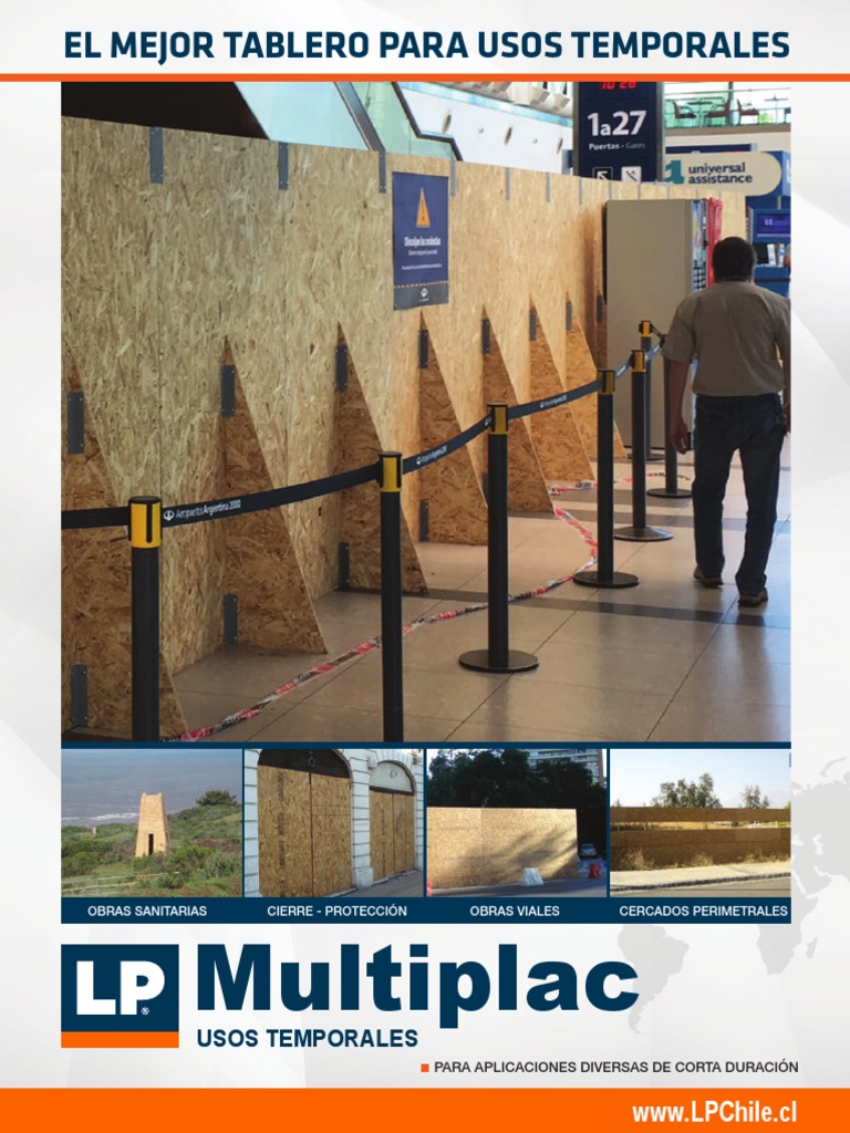 Tablero OSB Multiplac para Usos Temporales | PDF