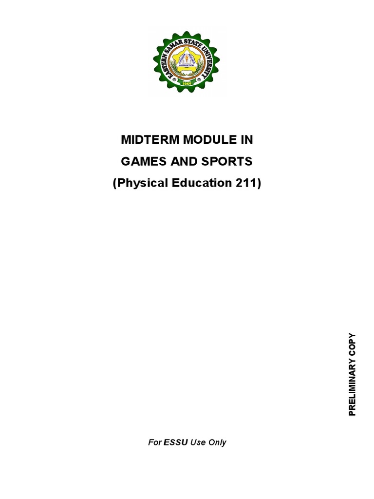 Pe 211 Midterm Module 1 | PDF