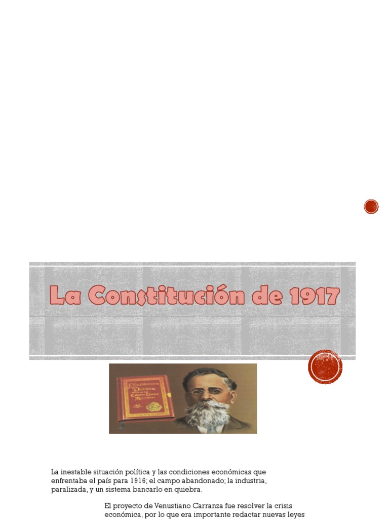 Constitucion Mexicana De 1917 Pdf Constitución Gobierno