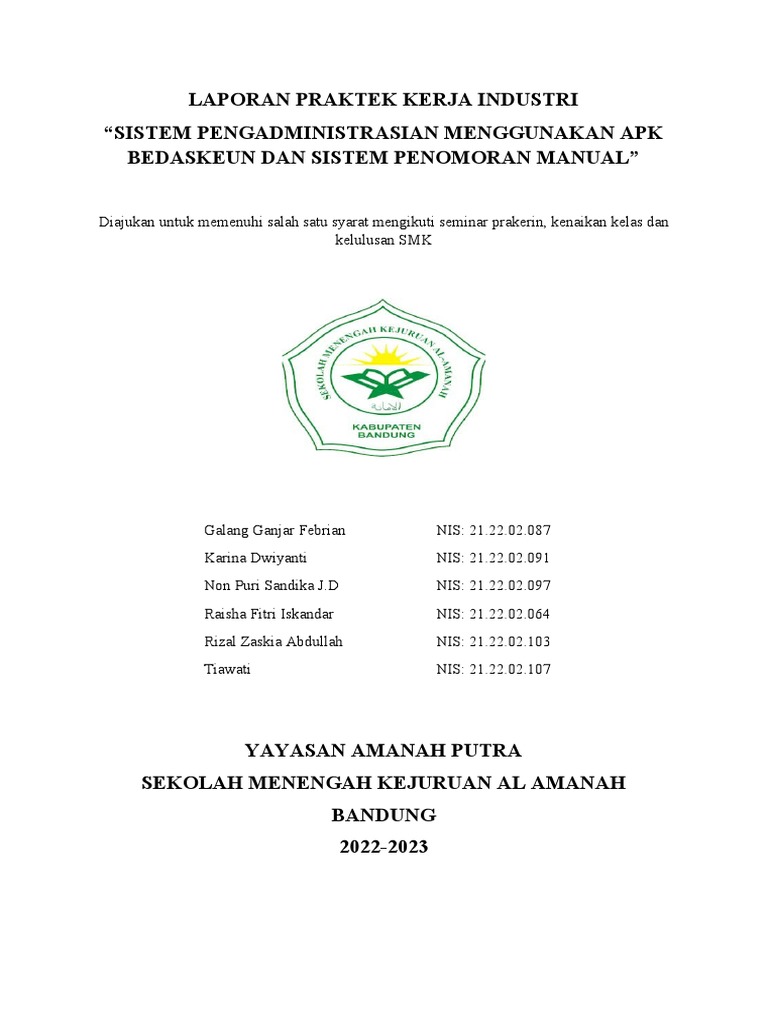 Laporan Praktek Kerja Lapangan | PDF