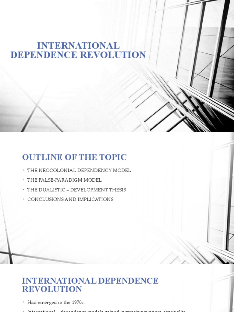 International Dependence Revolution | Download Free PDF | Poverty & Homelessness ...