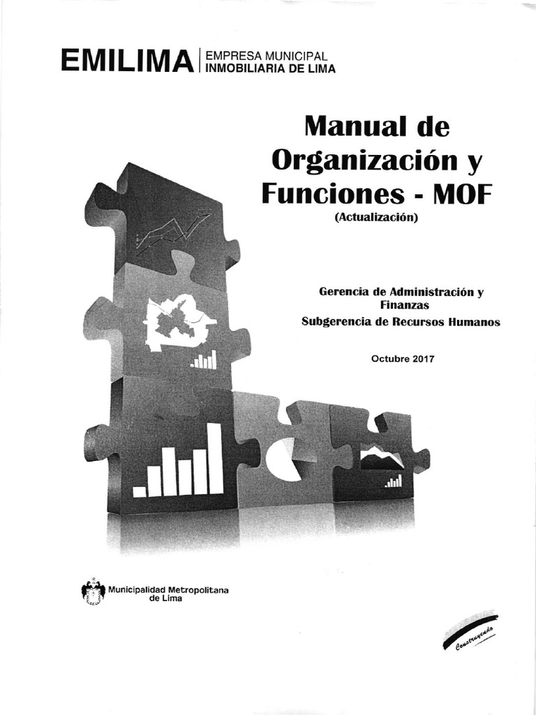 Manual de Organización y Funciones MOF 2017 | PDF