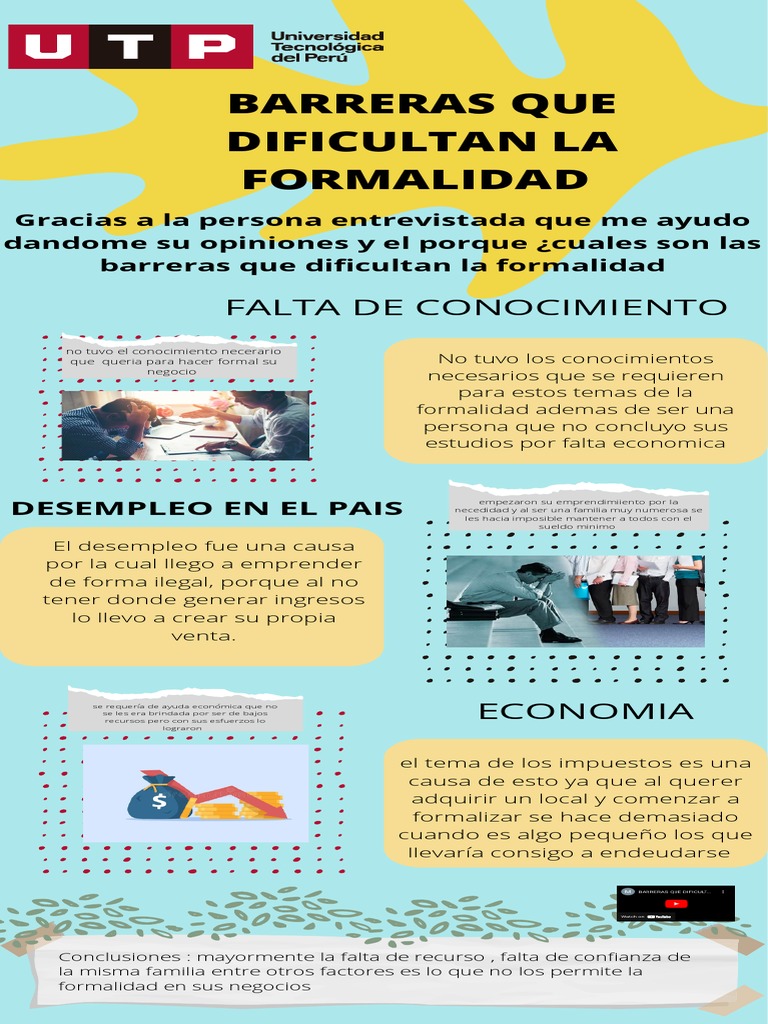 Barreras Que Dificultan La Formalidad | PDF
