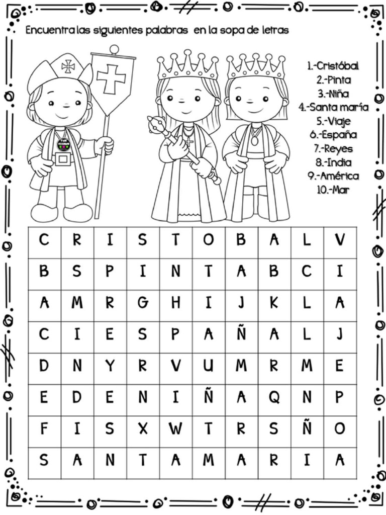 Actividades de Cristobal Colon | PDF