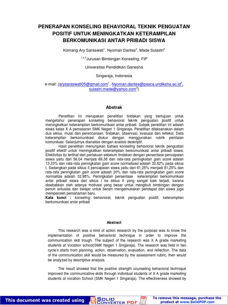 Teknik Penguatan Positif | PDF Teknik Penguatan Positif | PDF