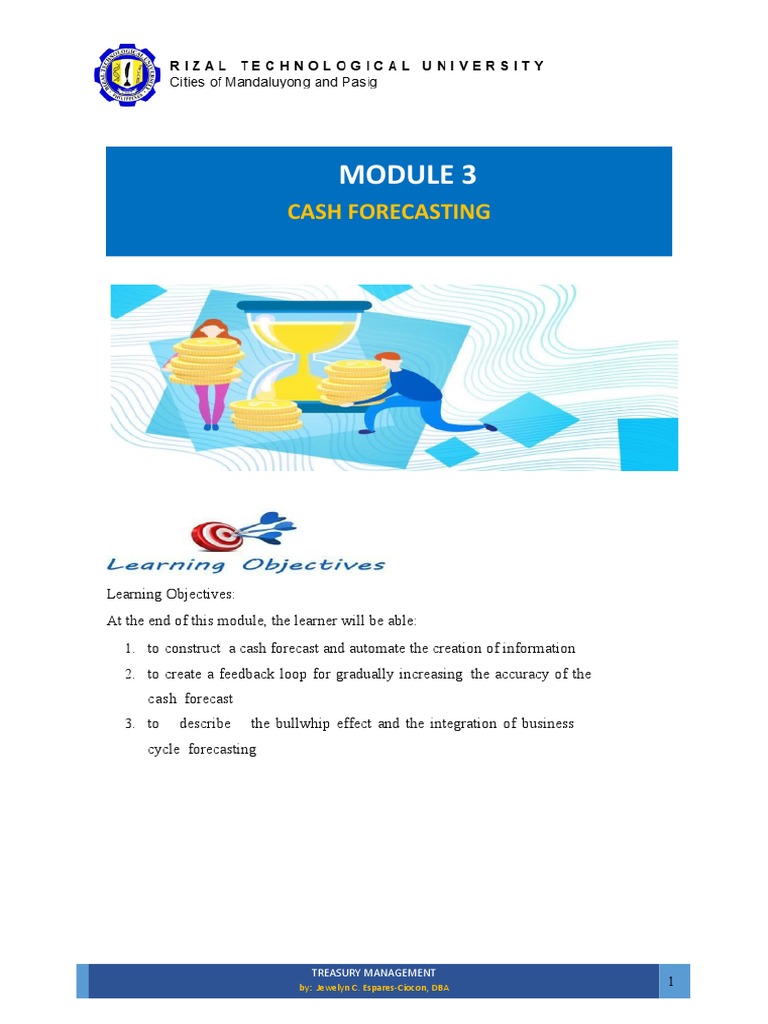 3 Chapter 3 Treasury Management Cash Forecasting | PDF | Forecasting ...