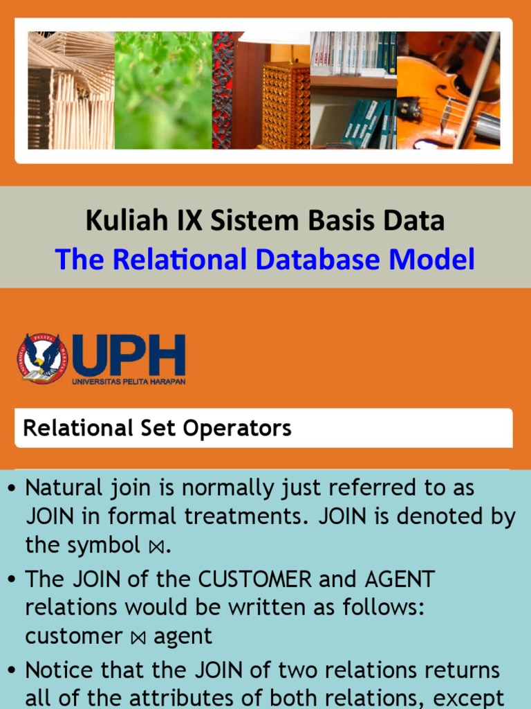 Kuliah IXb Relational Algebra Sistem Basis Data 2021 | PDF | Relational Model | Computing