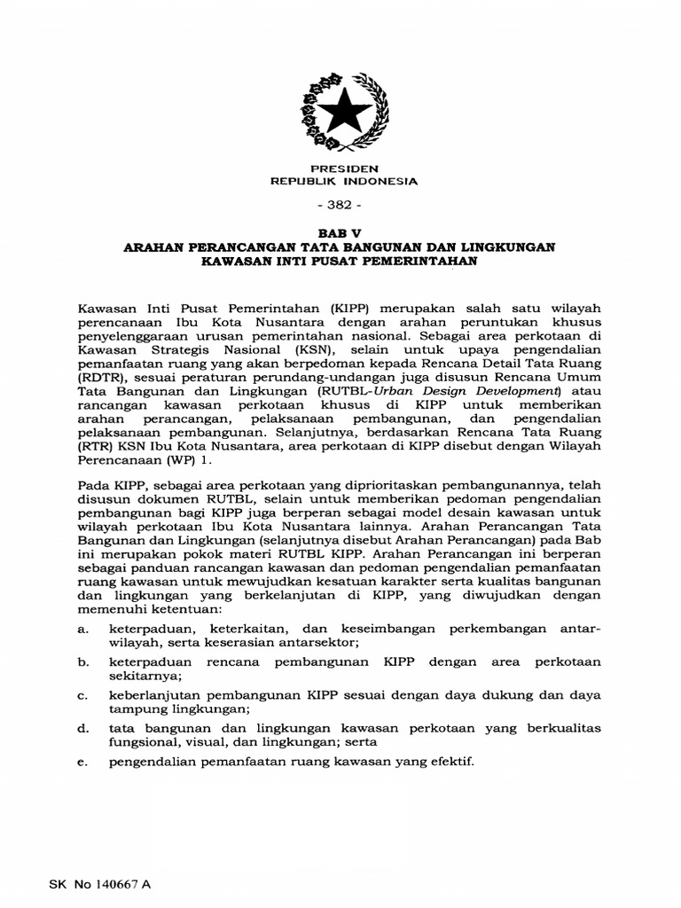 Lampiran Salinan Perpres Nomor 63 Tahun 2022 (BAB V) | PDF