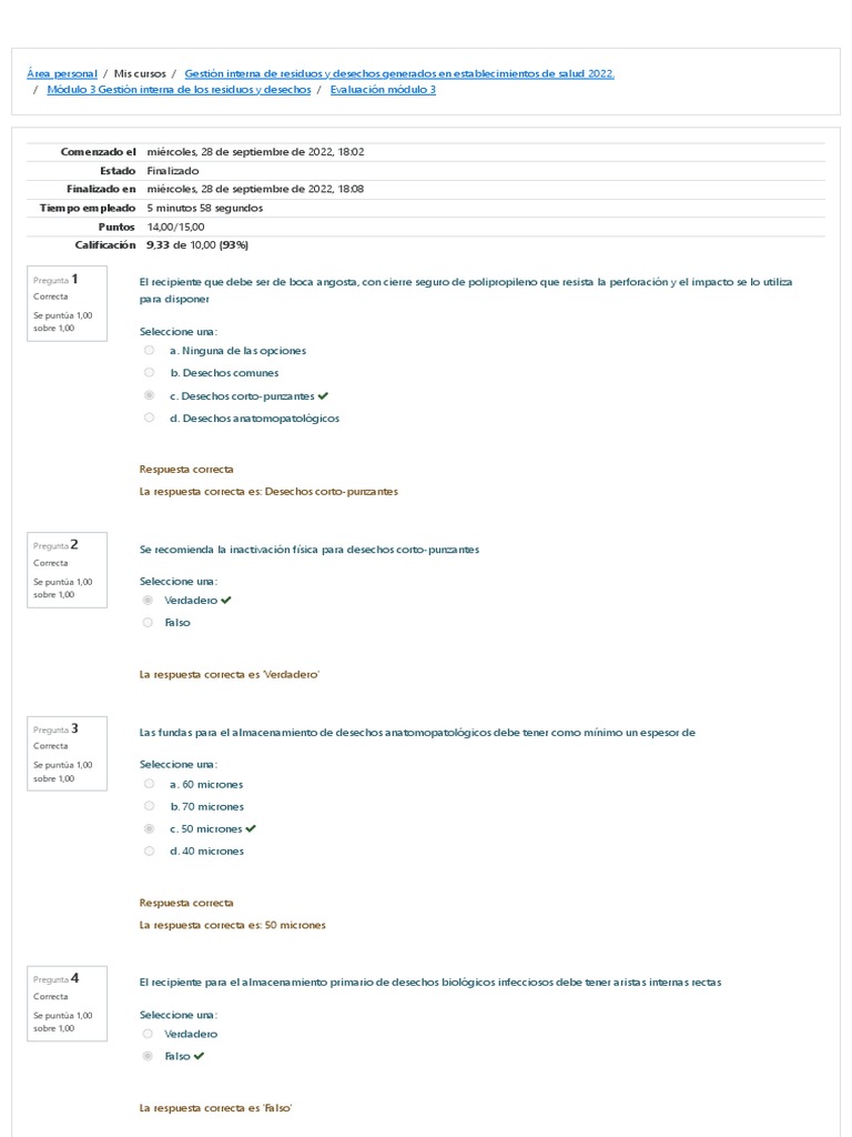 Evaluación Módulo 3-1 | PDF | Materiales