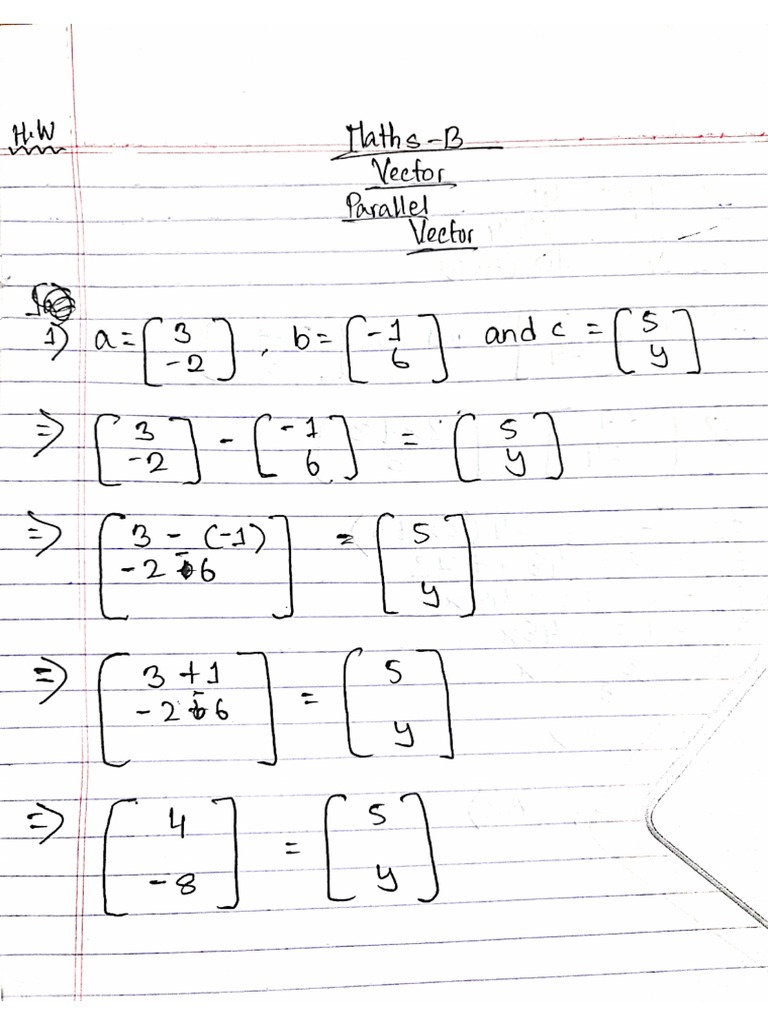 Maths B Vector | PDF