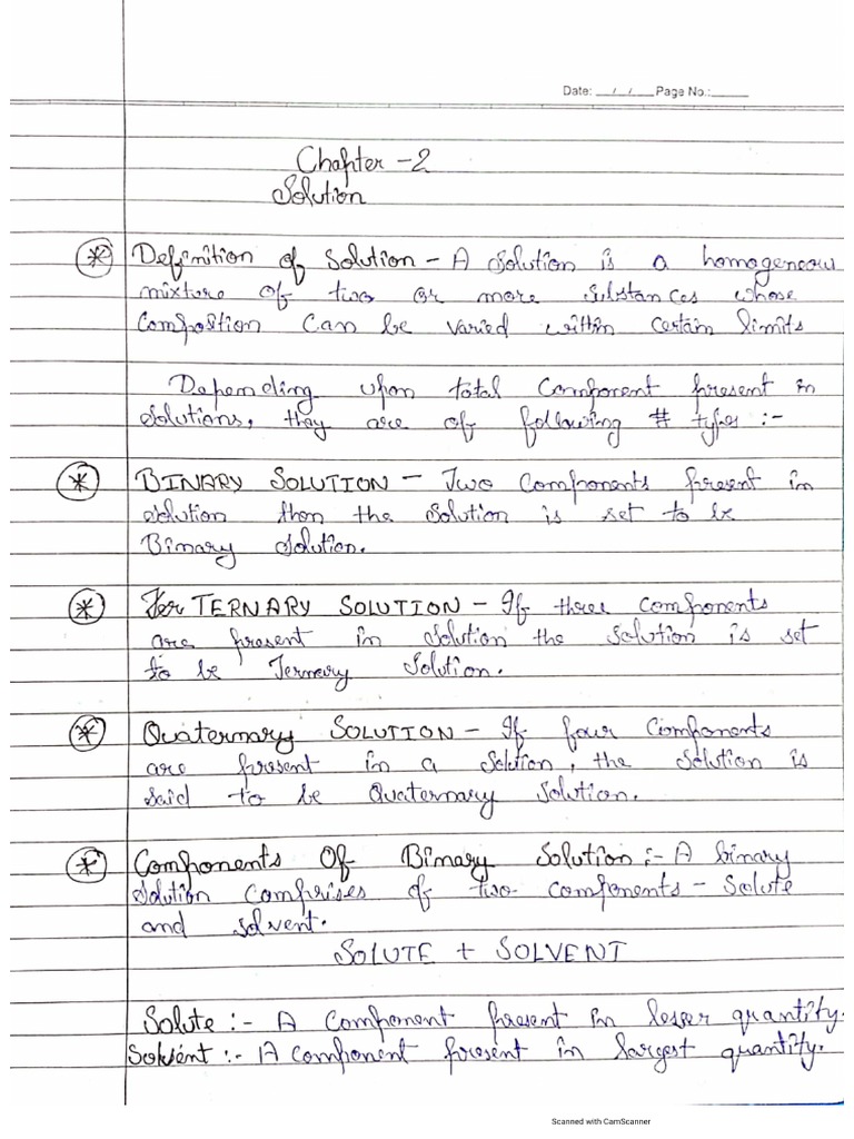 Class 12 Chemistry Chapter 2 Notes | PDF