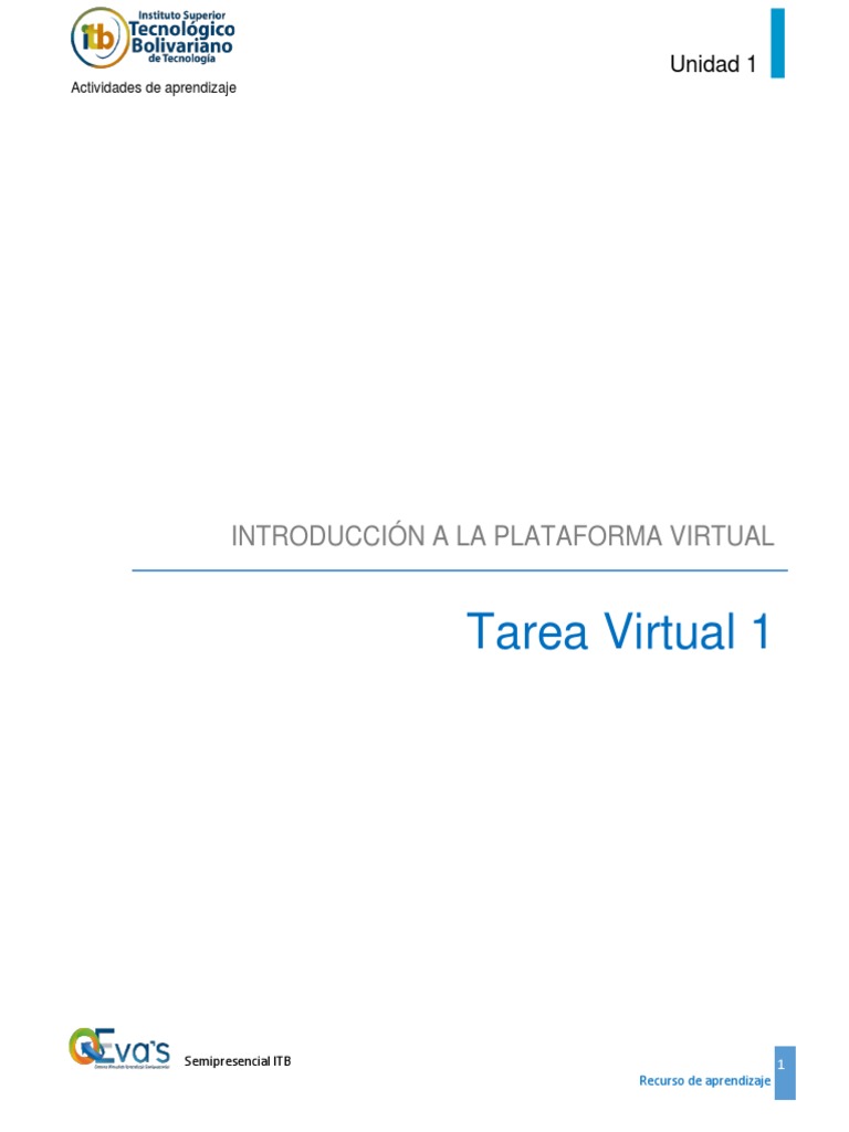 Tarea Virtual 1 010722 | PDF | Cuestionario | Aprendizaje