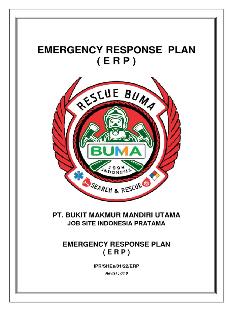 Rencana Tanggap Darurat BUMA | PDF
