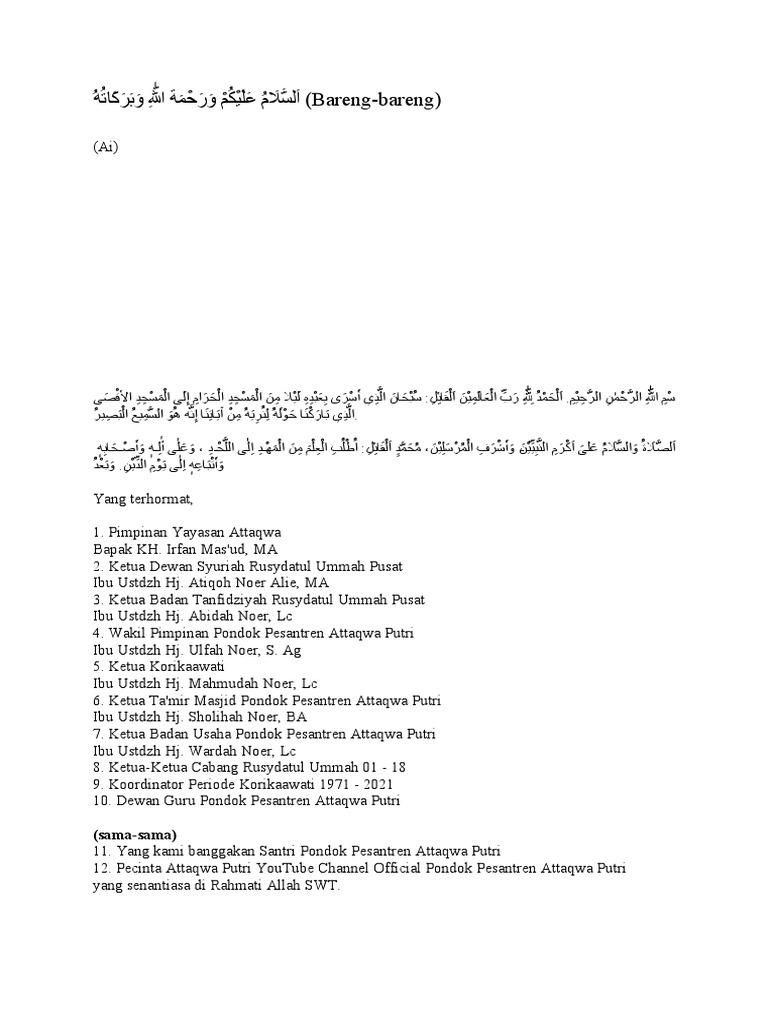 MENYEMBAH ALLAH DALAM KESATUAN | PDF