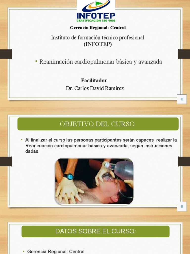 RCP Basico y Avanzado-3 | PDF | Reanimación cardiopulmonar | Medicina ...