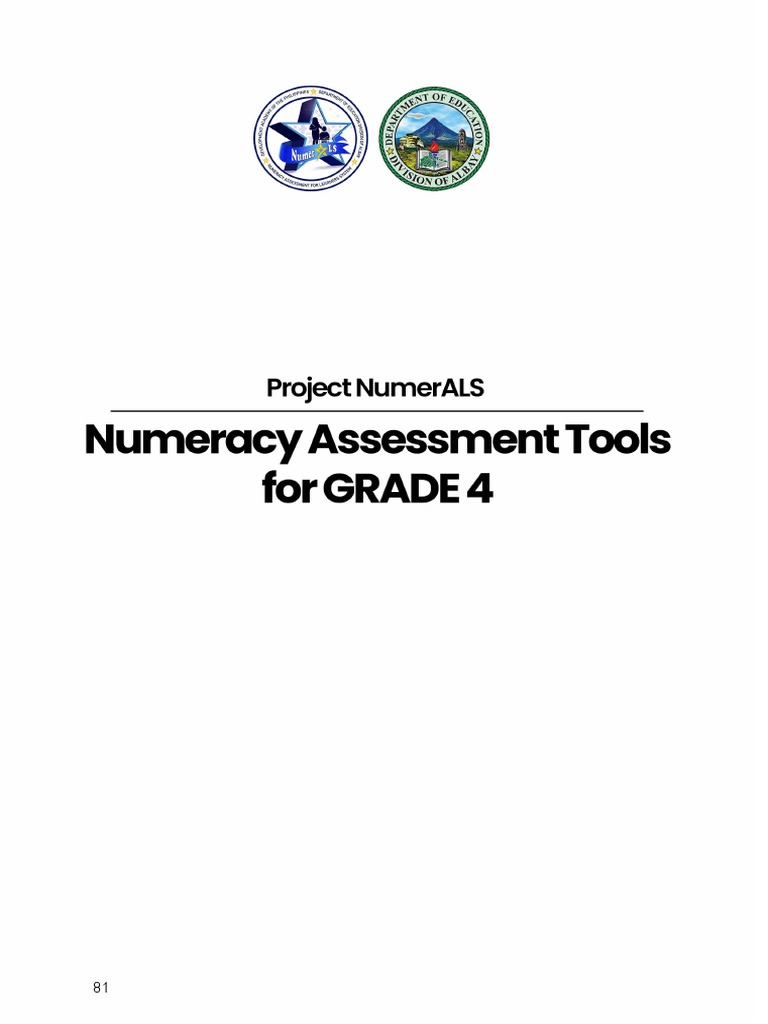ALNAT Keystage 2 Set A Revised 8-13-22 | PDF | Elementary Mathematics