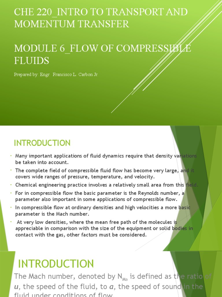 Compressible vs Incompressible Flow | PDF | Fluid Dynamics | Mach Number