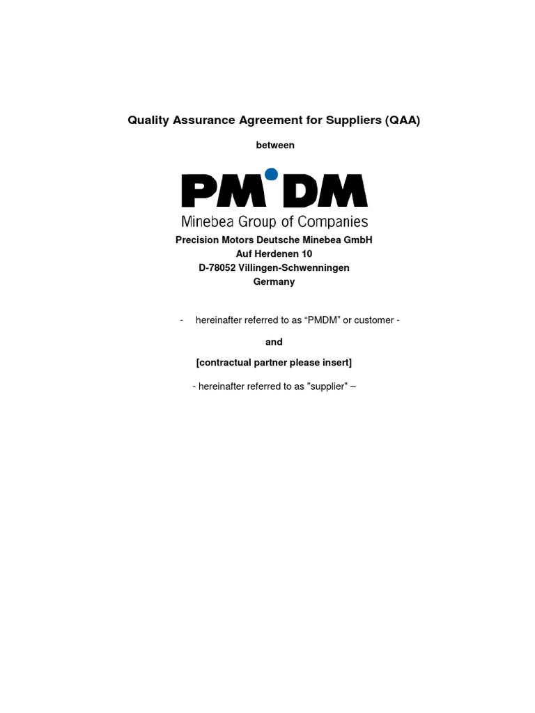 QAA Manual | PDF | Packaging And Labeling | Quality Assurance