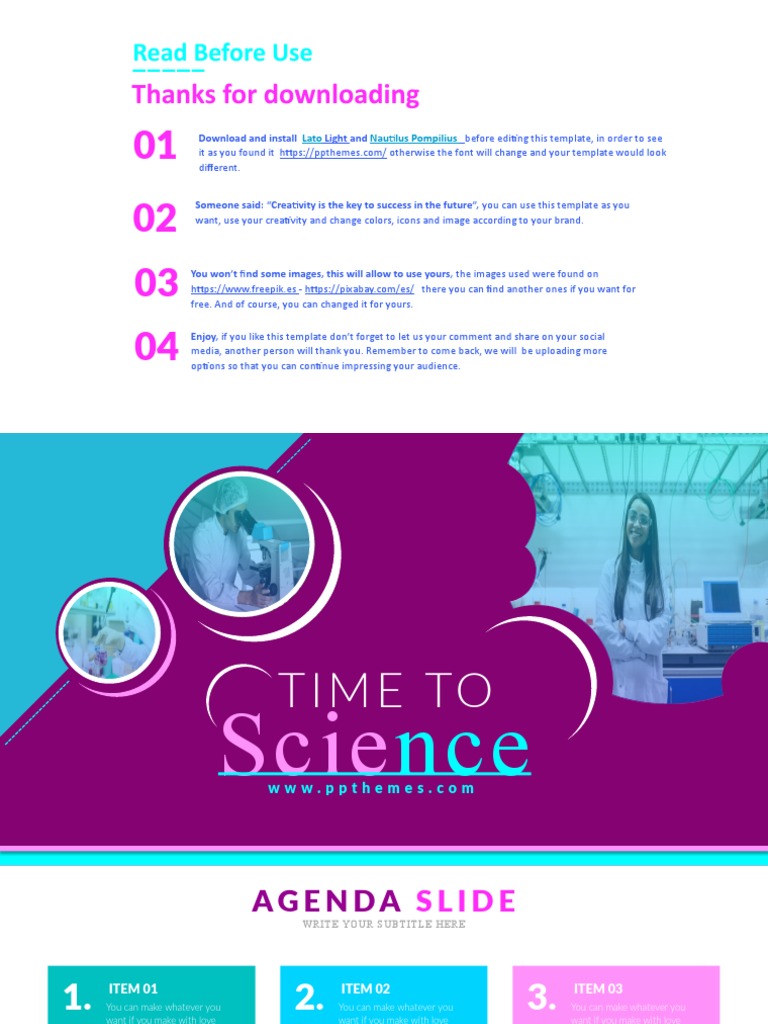 Science Powerpoint Template Free | PDF