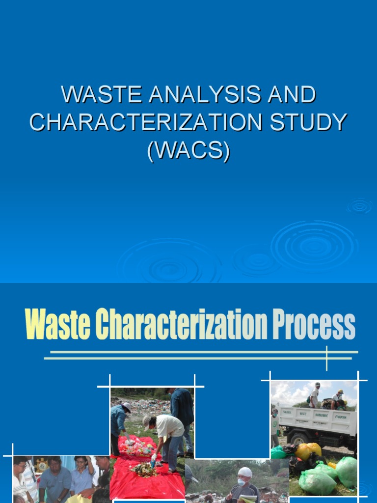 5-Waste Characterization Process | PDF | Sampling (Statistics) | Recycling