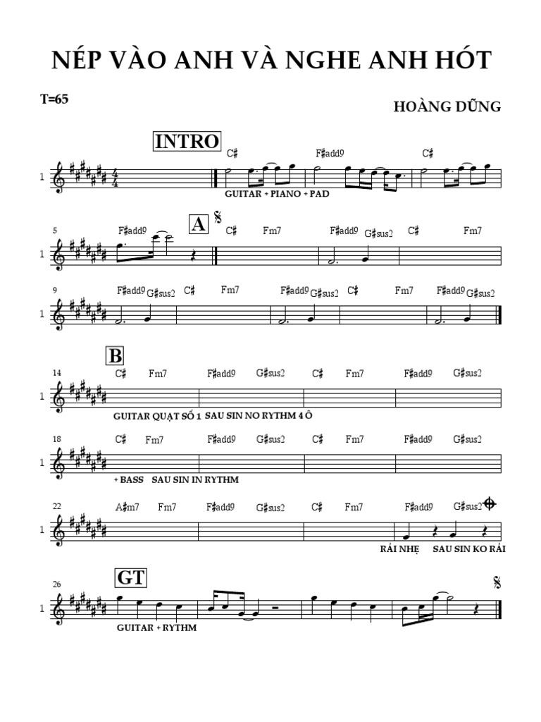 Nep Vao Anh Va Nghe A Hat | PDF | Musicology | Music Theory