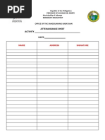 SK Monthly Accomplishment Report Template | PDF