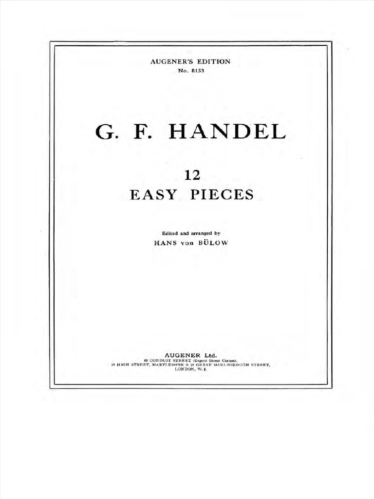 Dokumen - Tips - Handel 12 Easy Pieces | PDF