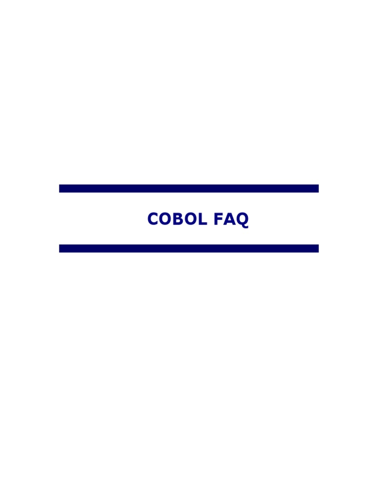 Cobol Randy Pdf Binary Coded Decimal Subroutine 