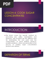 Sugar Concentration in Food Processing | PDF | Fruit Preserves | Sugar