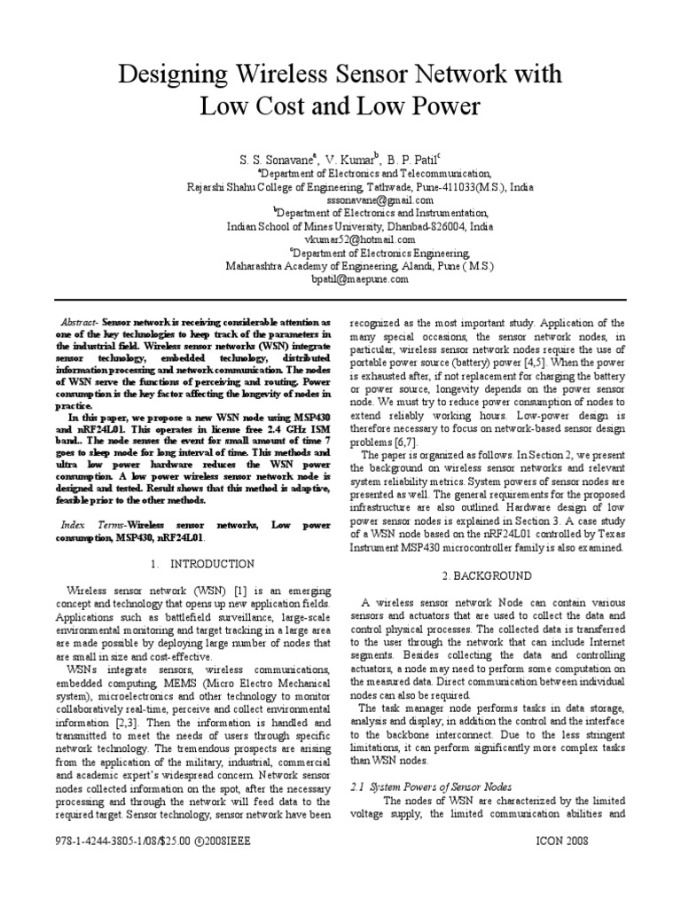 Ic11 1 Pdf Wireless Sensor Network Computer Network